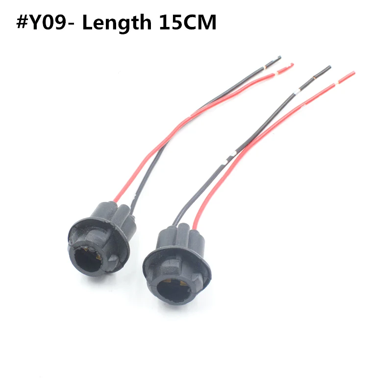 T10 501 LED Wedge Light Bulb Socket Holder - Rubber Base Adaptor