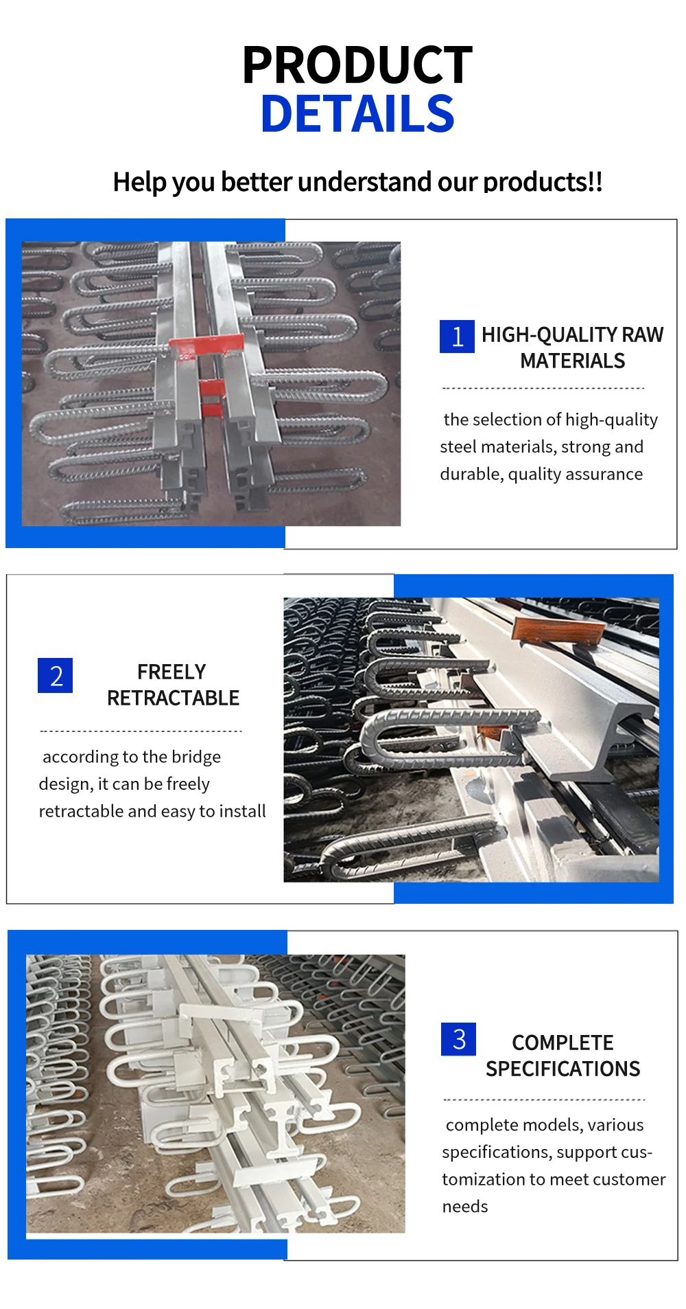 Bridge Rubber Expansion Joint Natural Rubber Bridge Expansion Joint ...