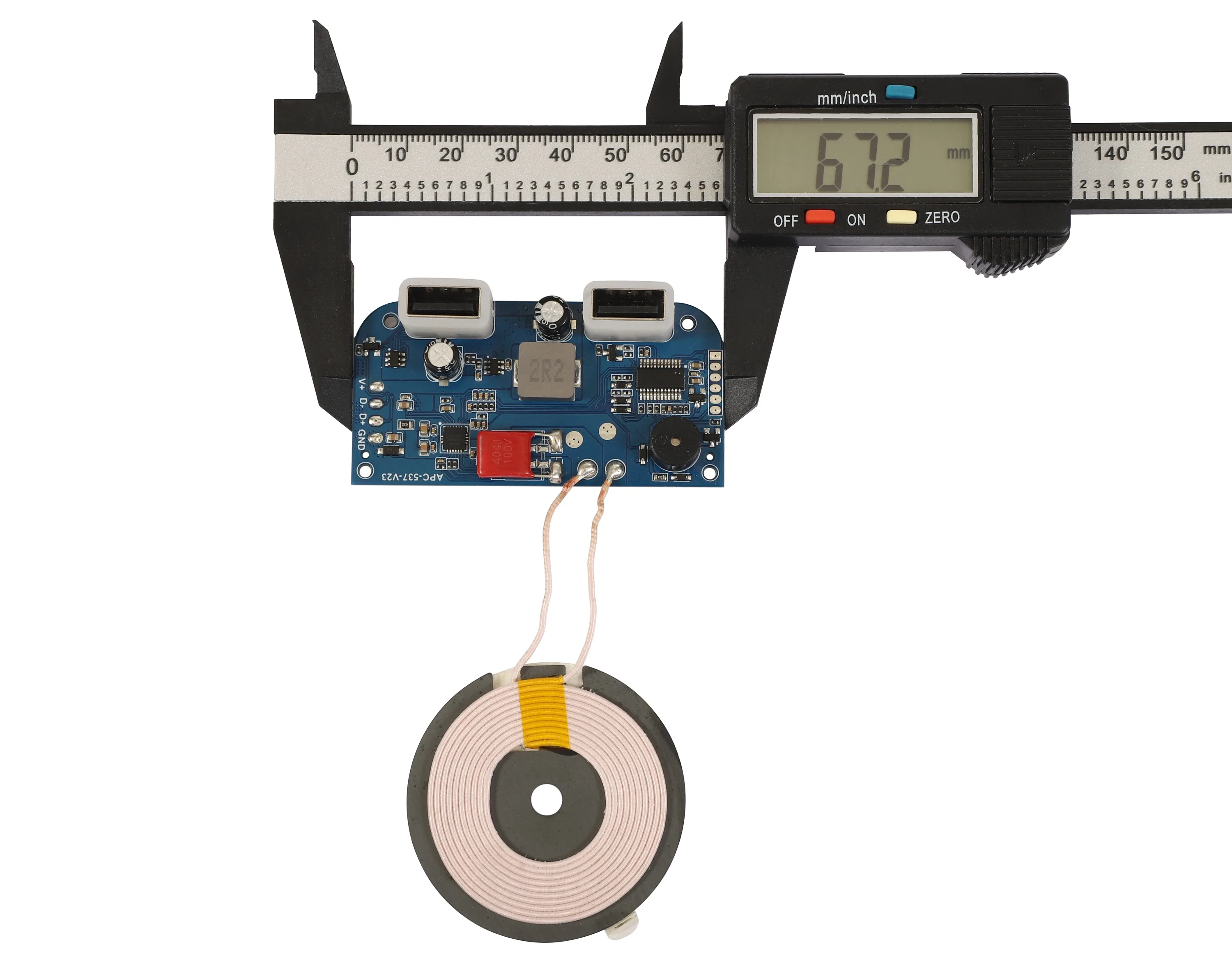 Qi Fast Charging Epp 15w Wireless Charger Pcba Module Support Qc3.0 Pd Protocol Adapter One Coil ...