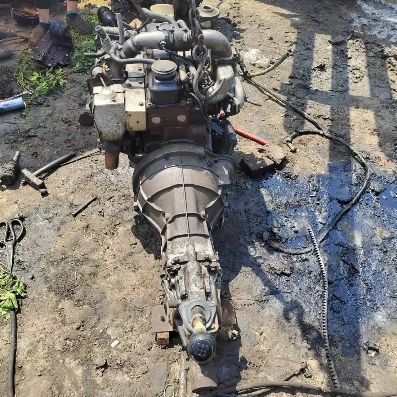 Second Hand Complete Nissan QD32 Turbo Diesel Engine