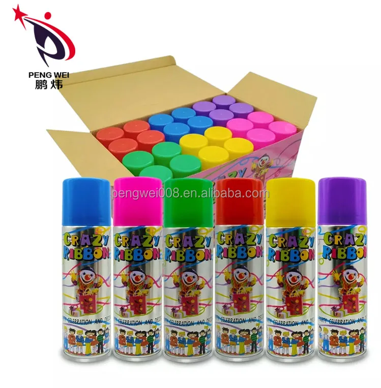 Factory Wholesale Silly String/party String Spray/color Party String ...