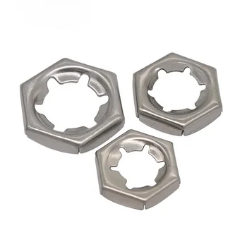 304 Stainless Steel Din 7967 Self Locking Palnut Counter Pal Nut - Buy ...