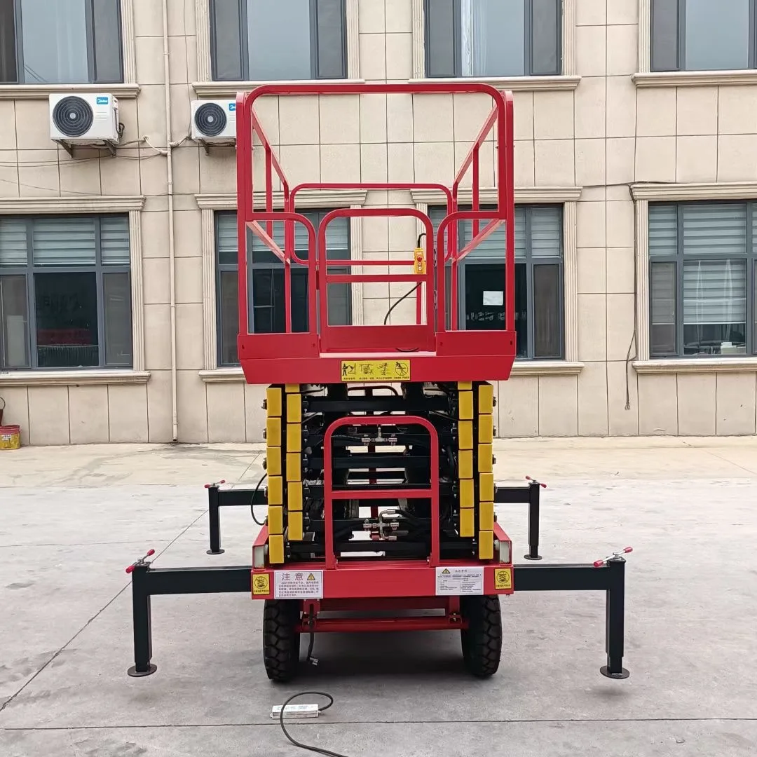 Scaffolding Hydraulic Lifting Automatic Crawler Tracked Aerial ...