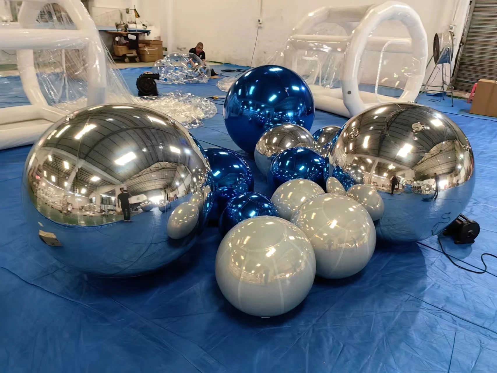 2023 Hanging Mirror Balloon Sphere For Decoration Sealed Gold/silver ...