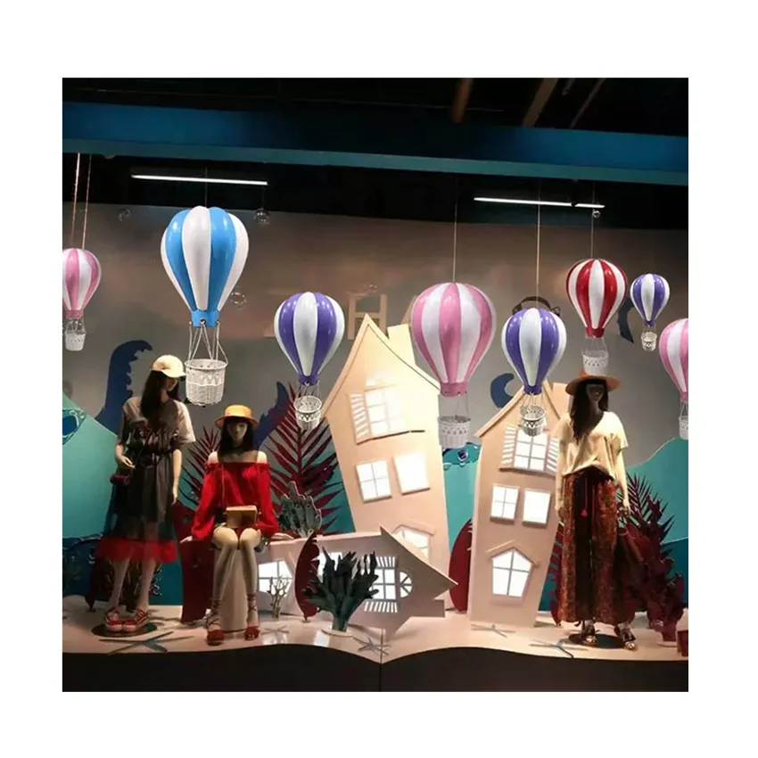 2022 Unique Design Window Display Hot Air Balloon Props Decorations ...