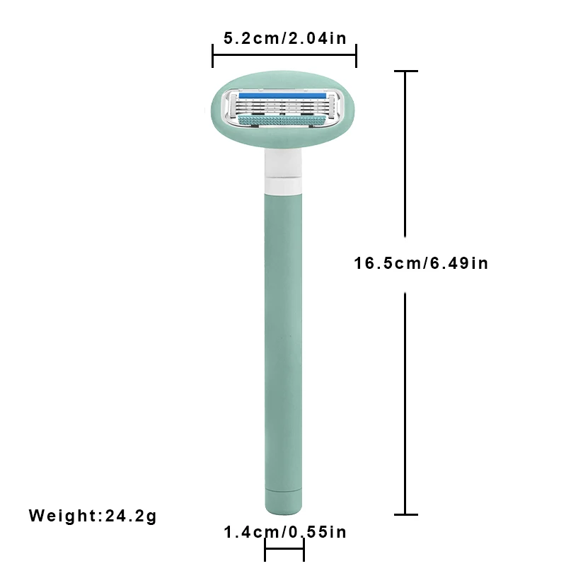 D94101 Four Blade System Razor with Eyebrow Trimmer for Lady