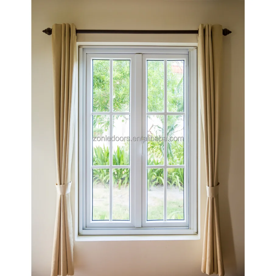 Luxury Aluminum French Casement Windows With Tempered Double Glazing ...