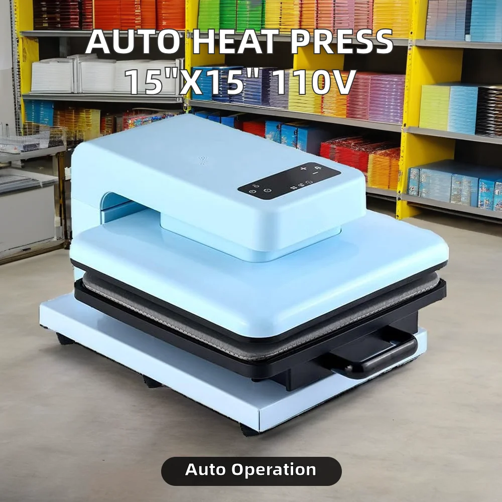 110V 15\" X 15\" 38*38cm 1600W Electric Mini Auto Sublimation Flatbed ...