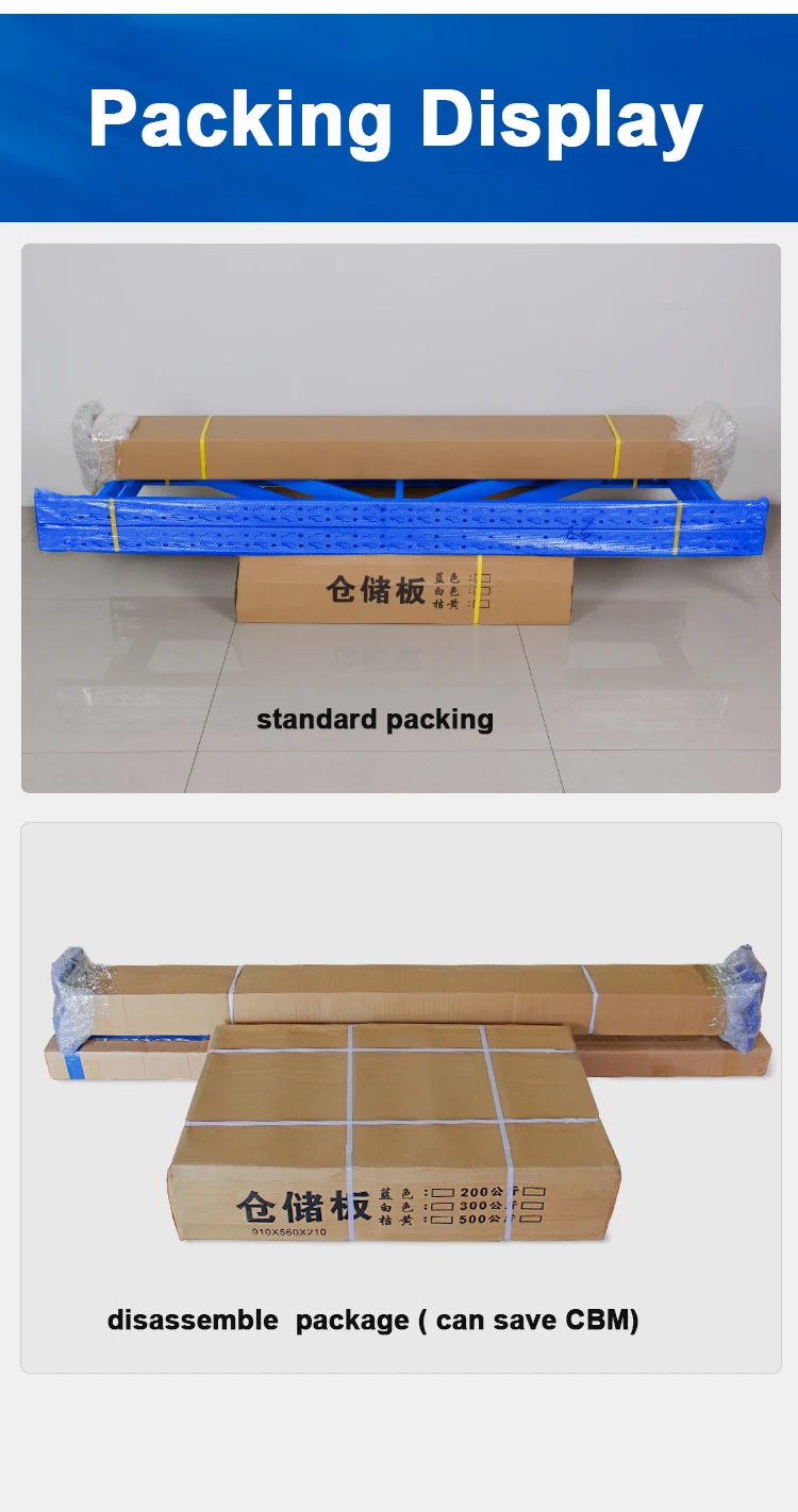 Metal Warehouse Rack Industrial Racking 500kg Rack System 4 Layer Long ...