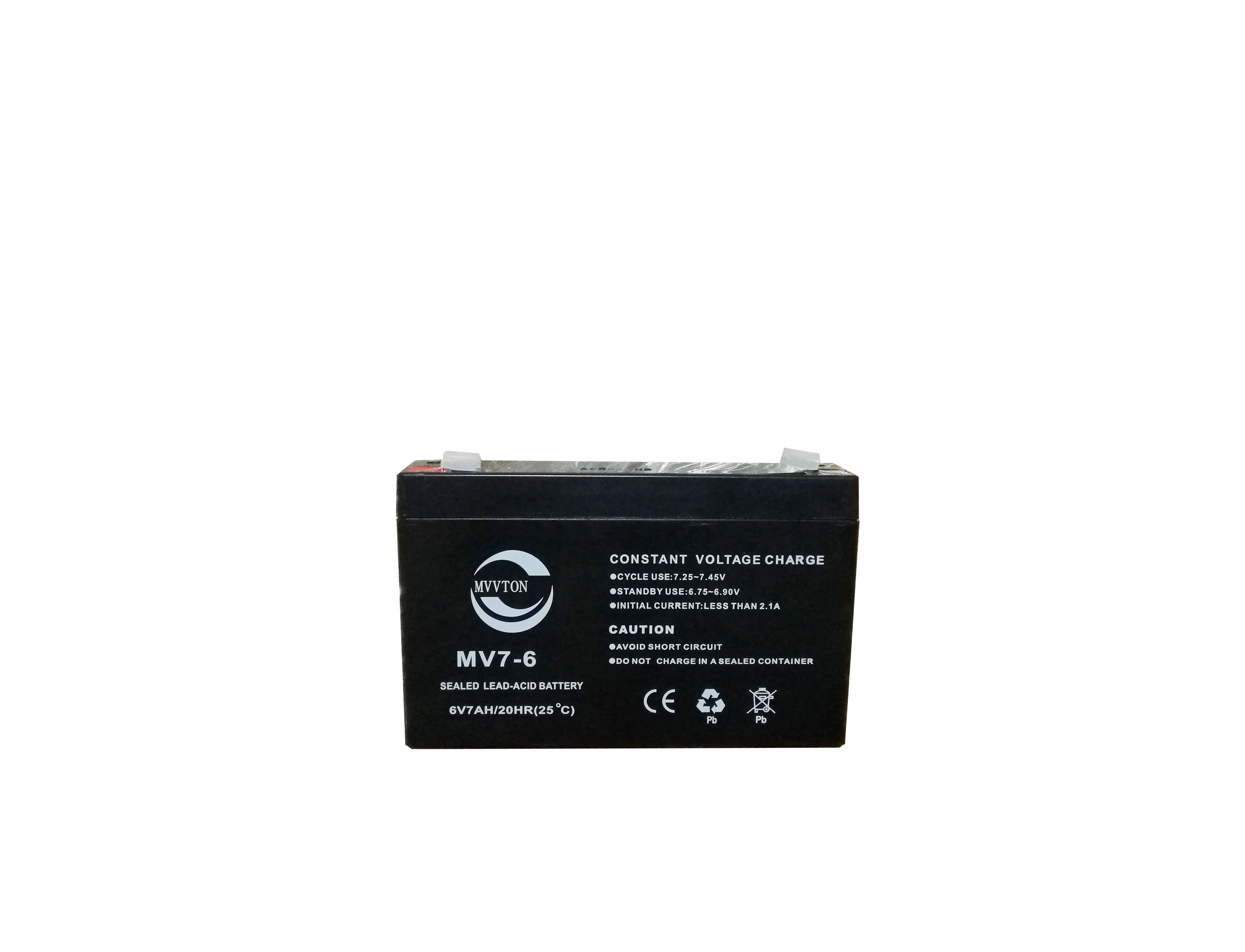 High-cycle 6v7ah Lead Acid Agm Vrla Sealed Battery For Consumer ...