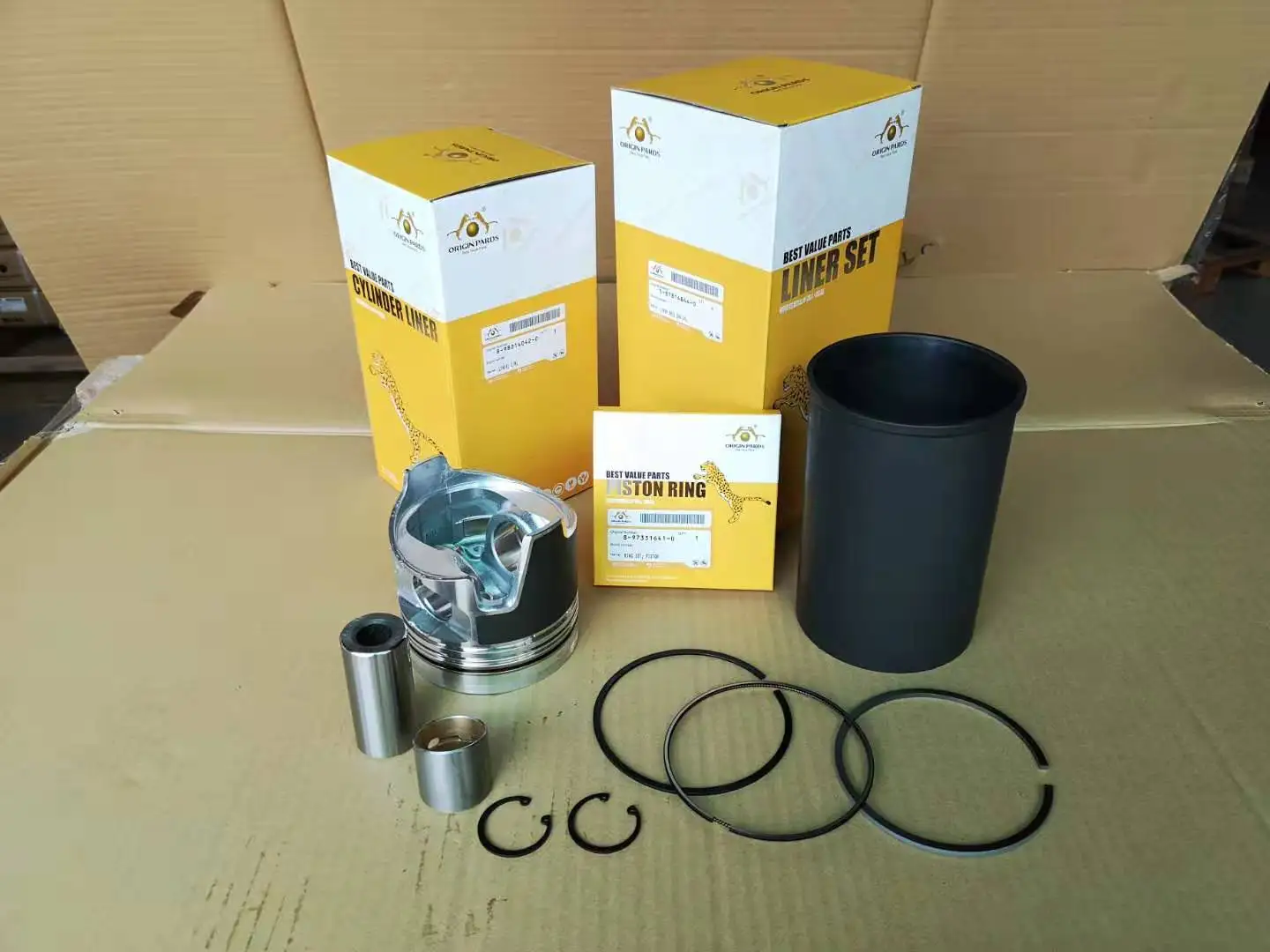 4HL1 6HL1 Engine Liner Set for NPR & FSR Vehicles - Pinmaat 36mm