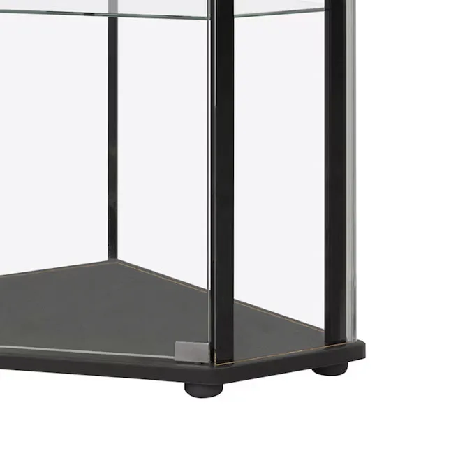 HIKUYA Hexagonal Tower Display Case - Customizable Glass Cabinet