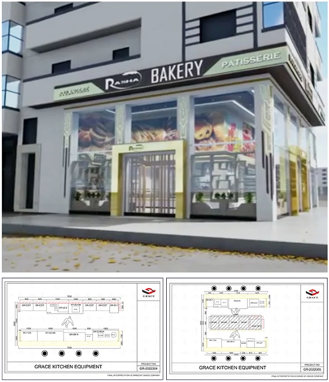 GRACE Automatic Industrial Commercial Bread Making Machine