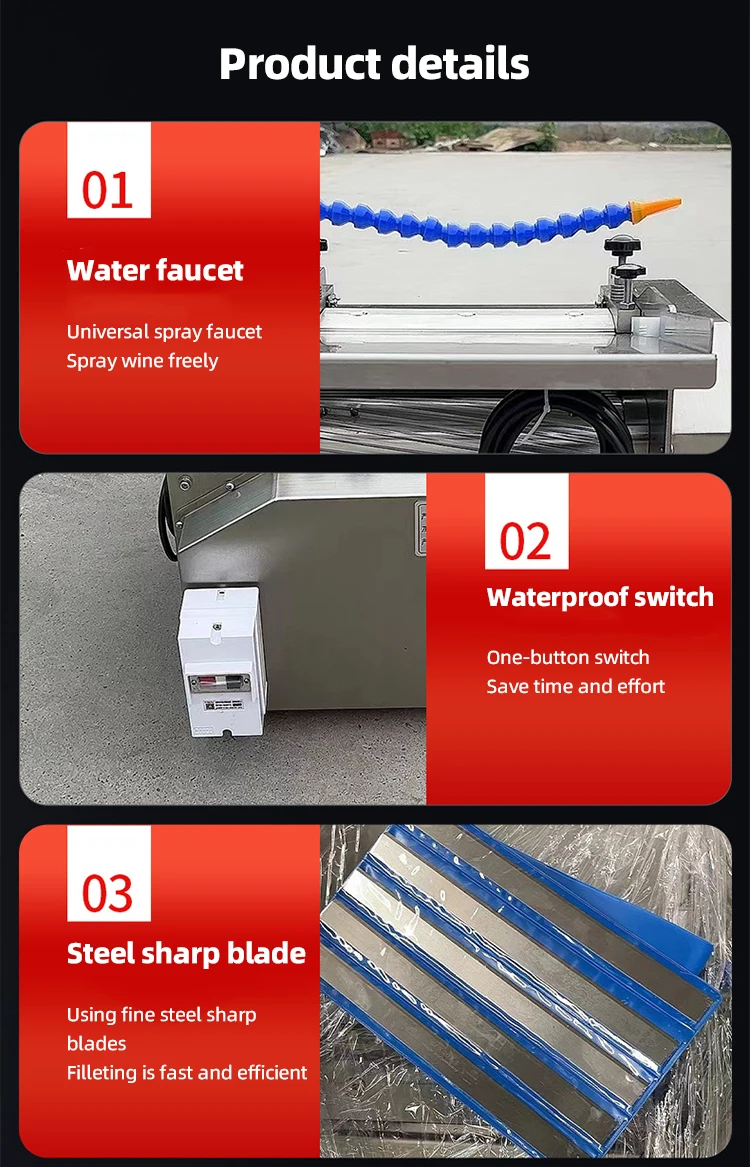 2023 Fully Automatic Electric Tilapia Fillet Small Fish Descale Cut Gut ...