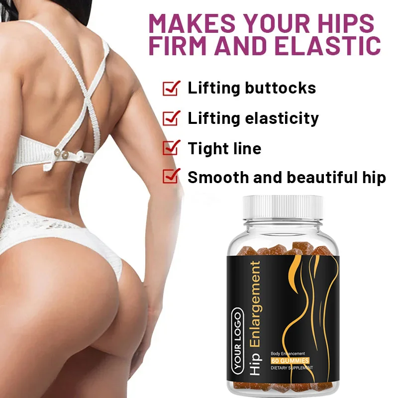 Prevate Label Hip Butt Enlargement Gummy BBL Booty Gummies