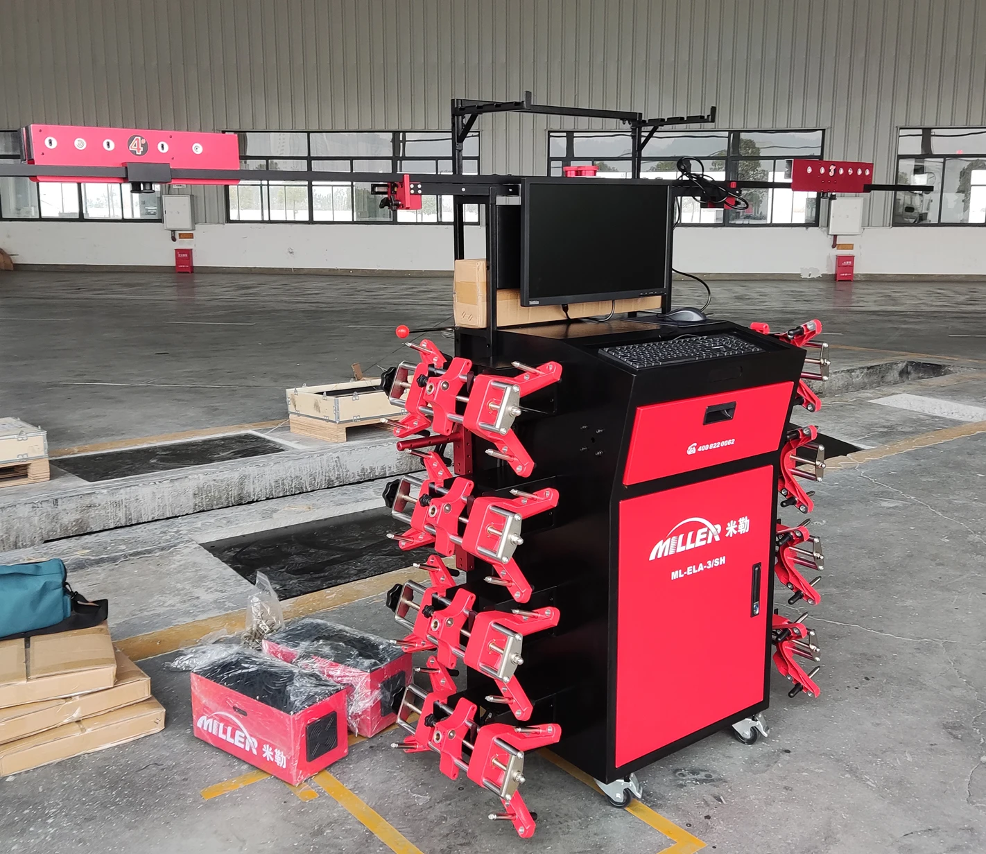 MILLER Truck/bus/trailer Wheel Alignment Machine with CE