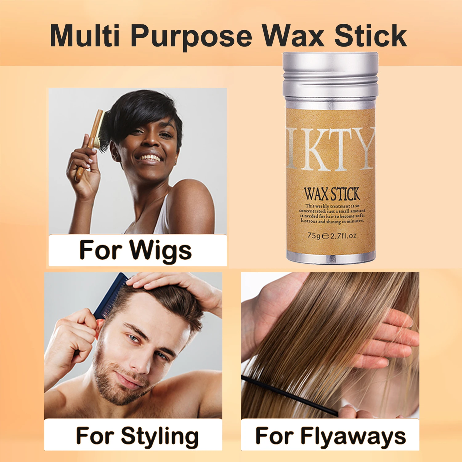 Hair Wax Stick For Wigs Styling Wax For Slick Stick For All Hair Styles ...