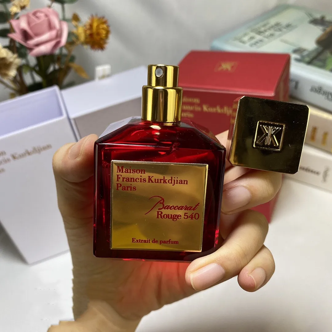 Perfume For Women Fran Cis Kur Kjian Transparent Bottle Red Baccarat ...