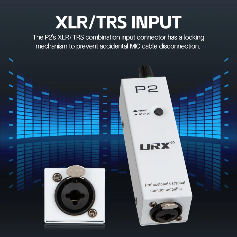 URX P2 Ultra Compact Portable Headphone Amplifier - 12-Hour Battery ...