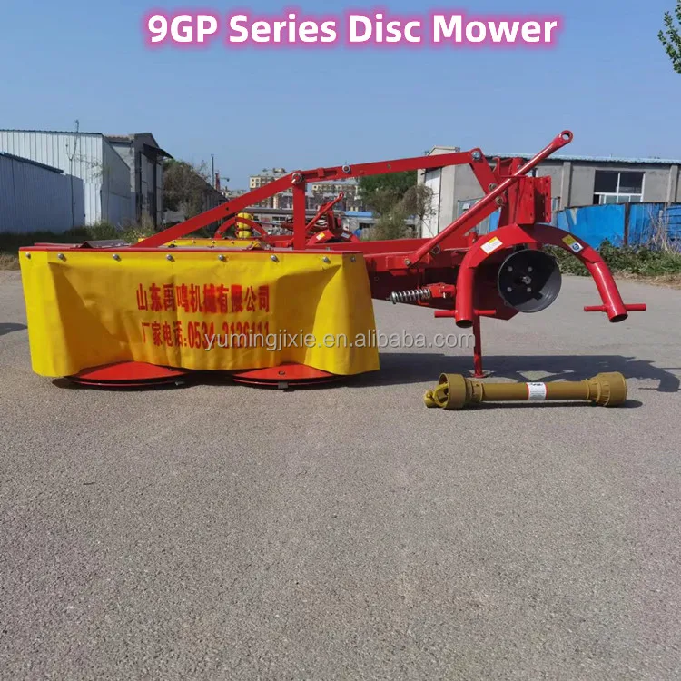 Hot Sale Tractor Rear Mounted Grass Double Disc Mower Alfalfa Mower ...