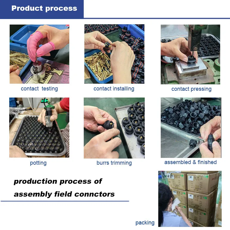 M28 Bayonet Locking Industrial Electric Connectors IP67