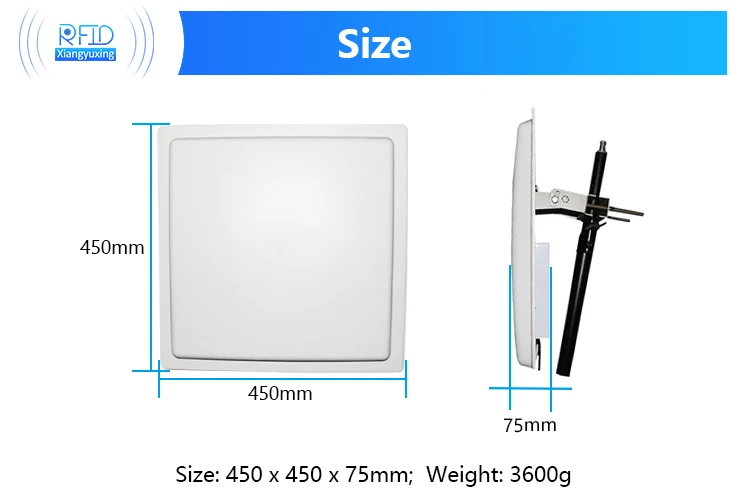 RFID UHF Reader with Built-in Antenna - Long Range & Portable