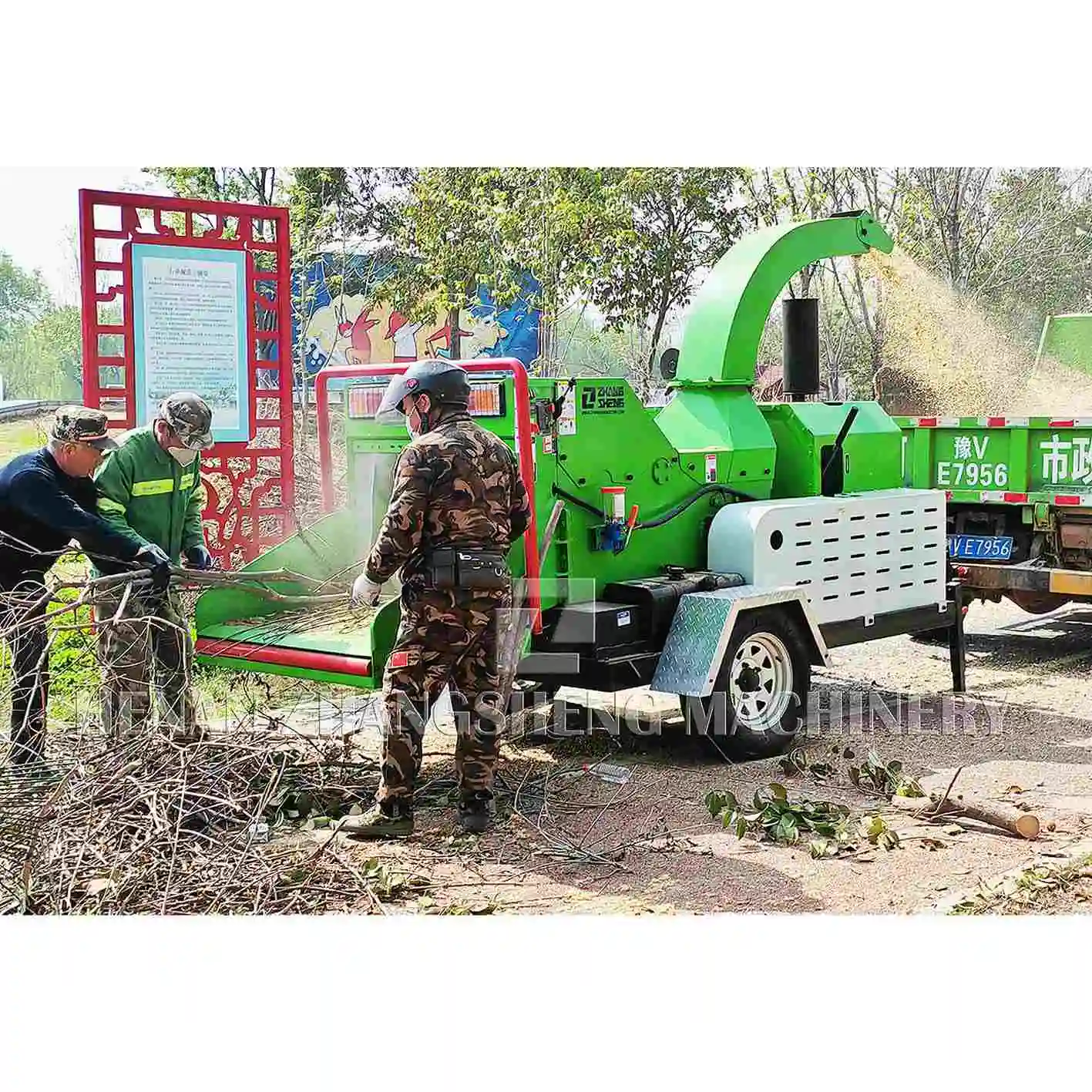 forestry mulcher tree shredder electric branch chopper tree mover root ...