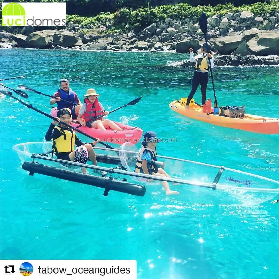 Glass Kayak Canoe Boat Touring Kayak With Aluminum Frame High-quality ...