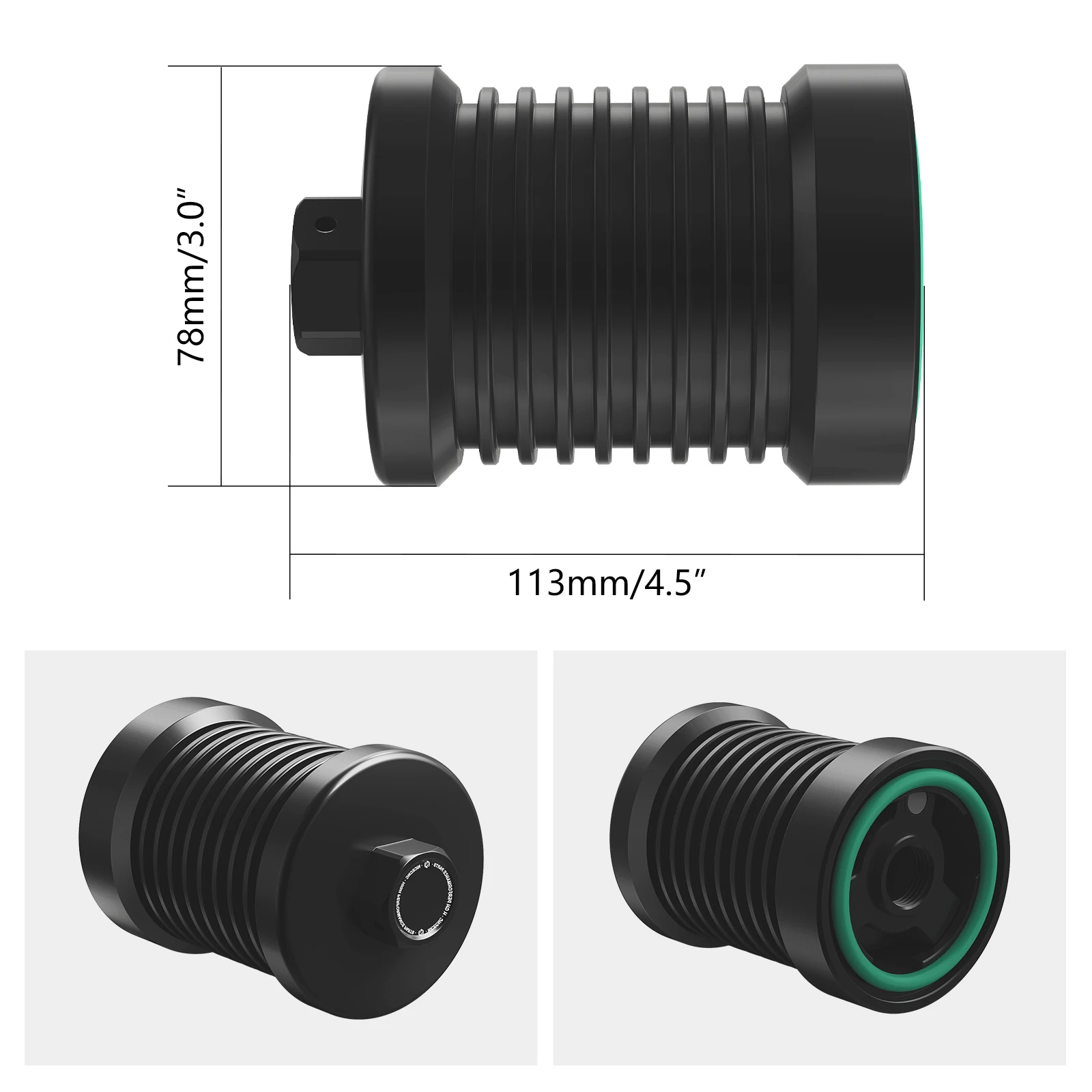 Nicecnc Cnc Reusable Oil Filter Kit For Harley Street Glide Road Glide ...