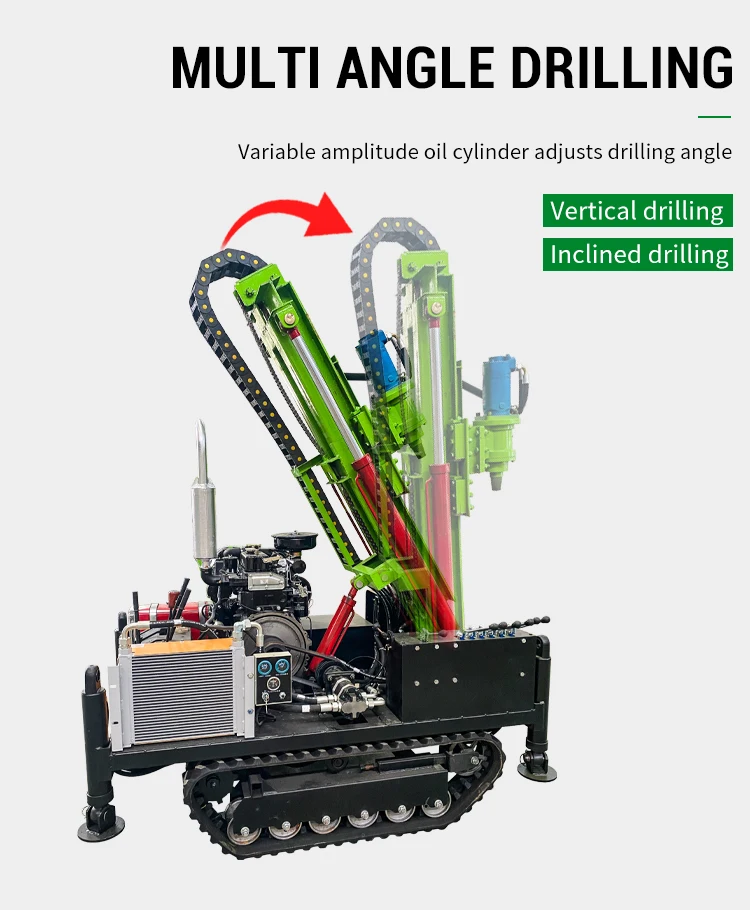 Hongrun 25HP Tracked Drilling Rig - Flexible & Efficient