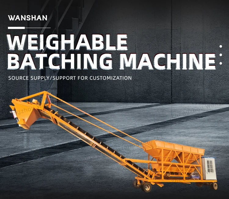 Multiple Silos Single Weigh Batcher Cement Batching Plant Wet Dry Mixed ...