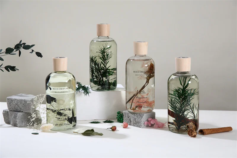 Real Flowers Multiple Capacities Flower Reed Diffuser Strong Fragrance ...