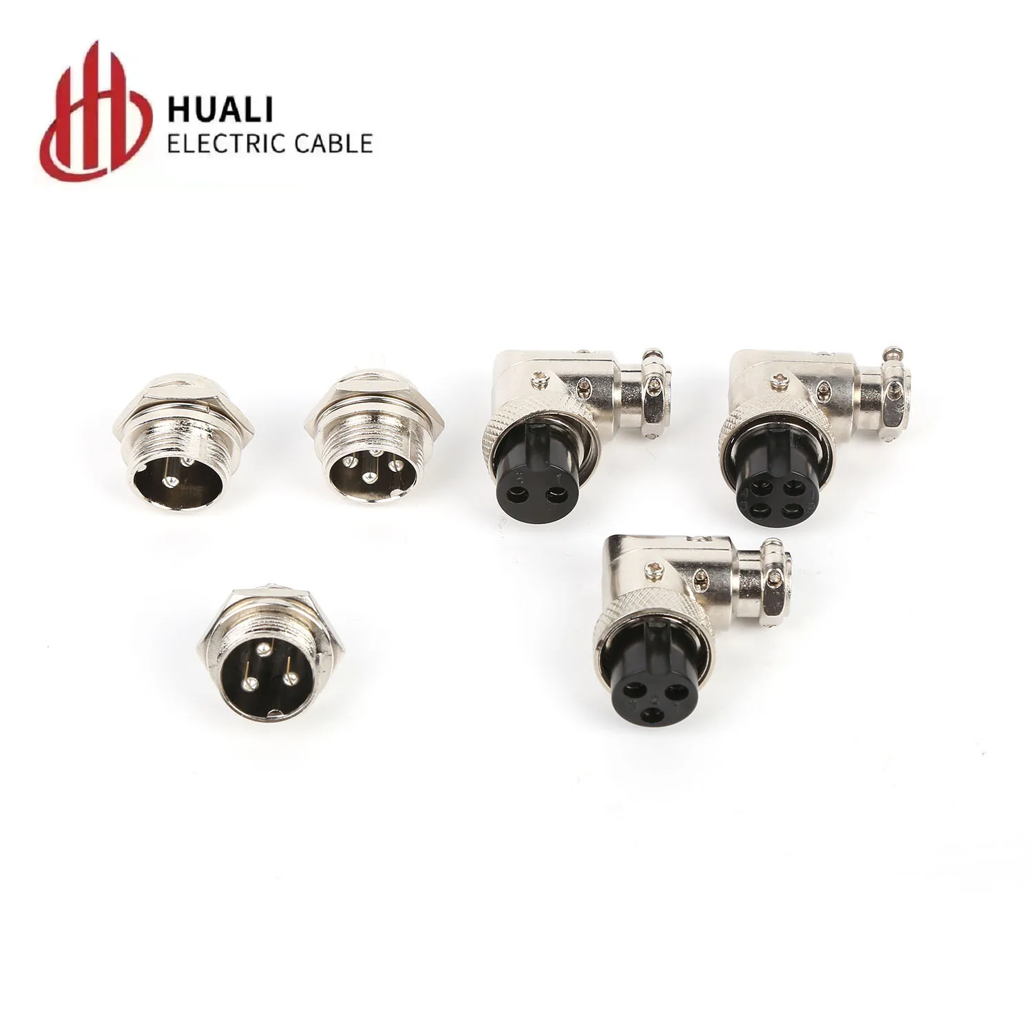 Aviation Plug 16m Socket Df16 Gx16-2-3-4-5-6-7-8-hole 9-core 90 Degree ...