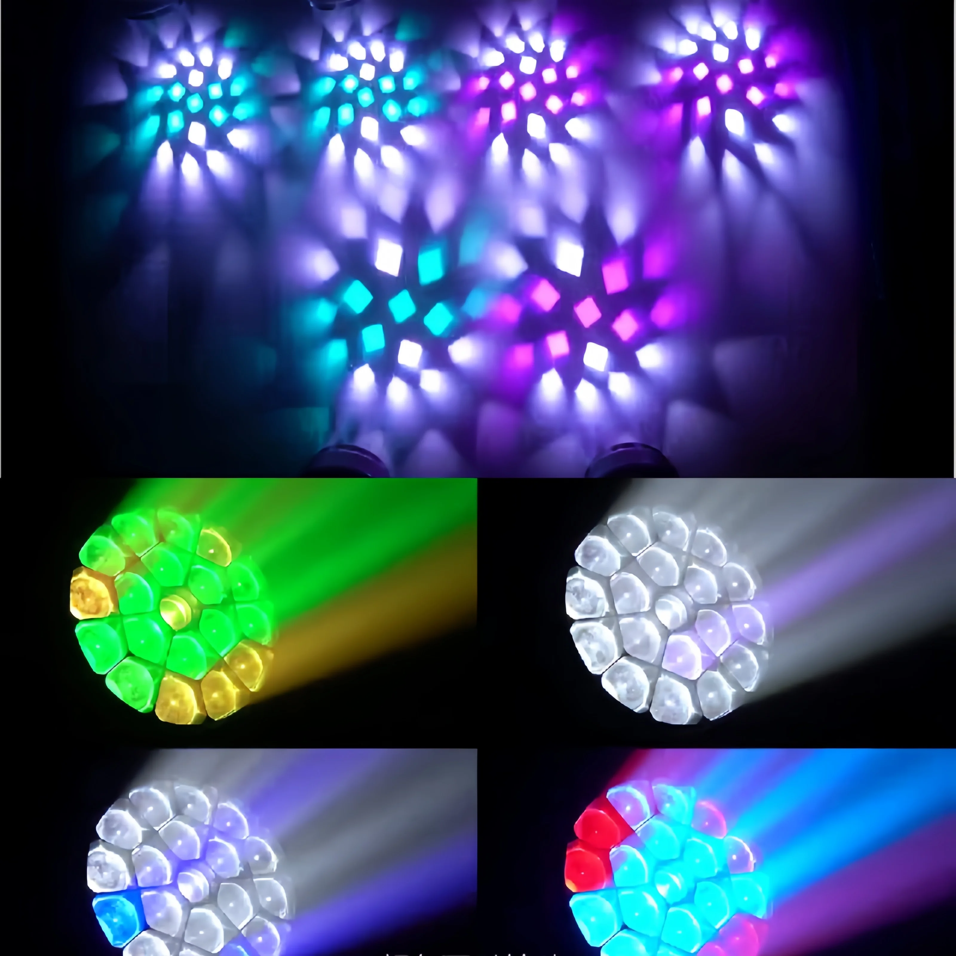 19*40W 40-beam Custom-made RGBW LED Wall Washing Headlamp with Zoom ...