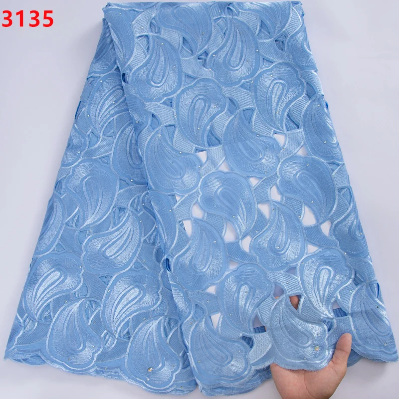 3135 Wine African Dry Lace Fabric with Stones 2023