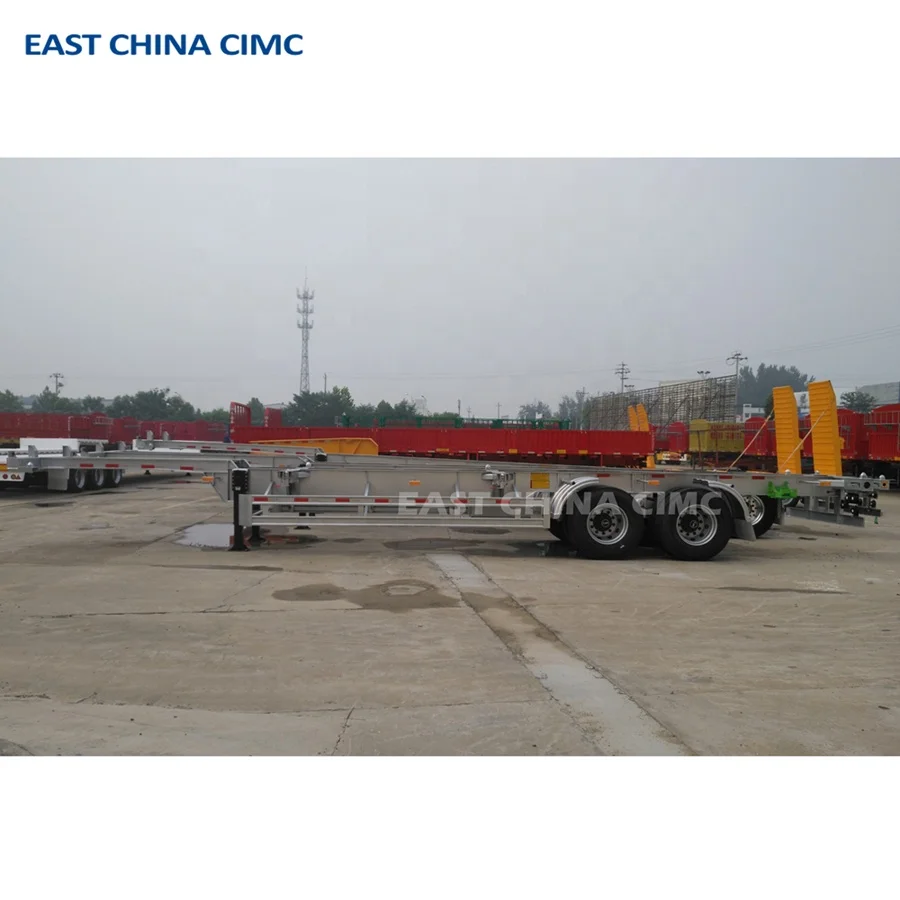 Alibaba.com: CIMC 40ft 53ft extendable container chassis with 3 axles ...