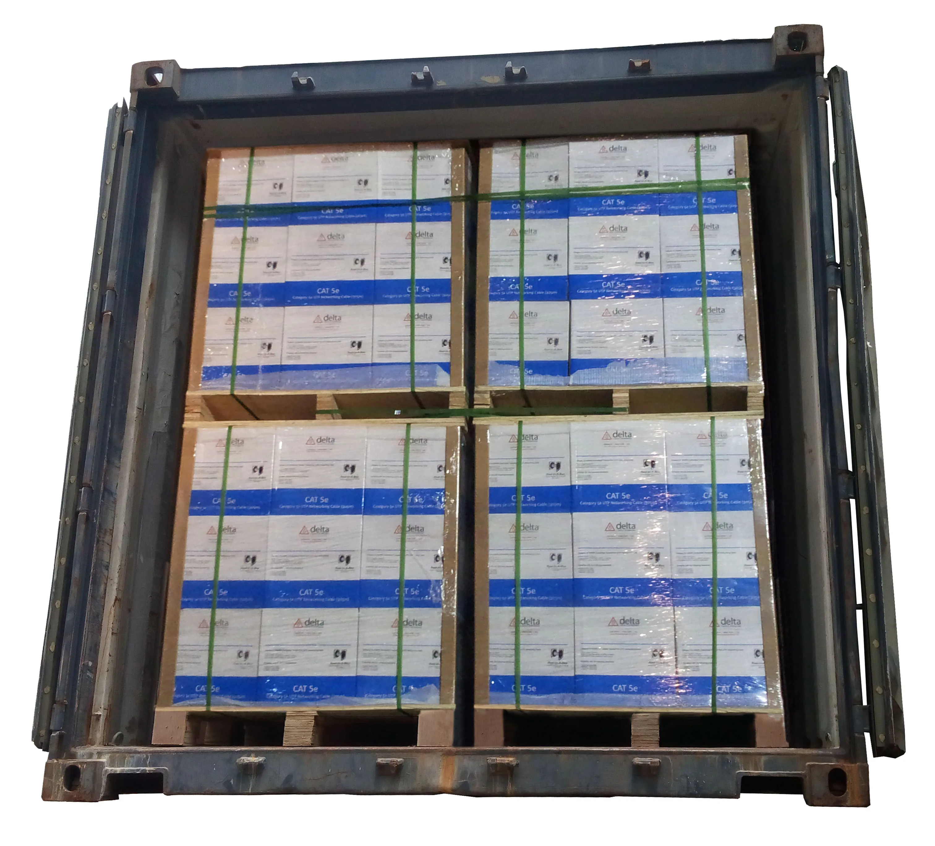 Customized 4pair 23awg Easy Pull Box 305meter 1000ft CAT6 Cable