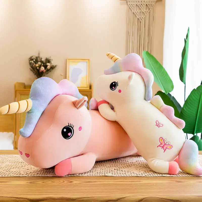 Hot Sale Cute Unicorn Plush Toy Rainbow Horse Stuffed Animal Plush ...