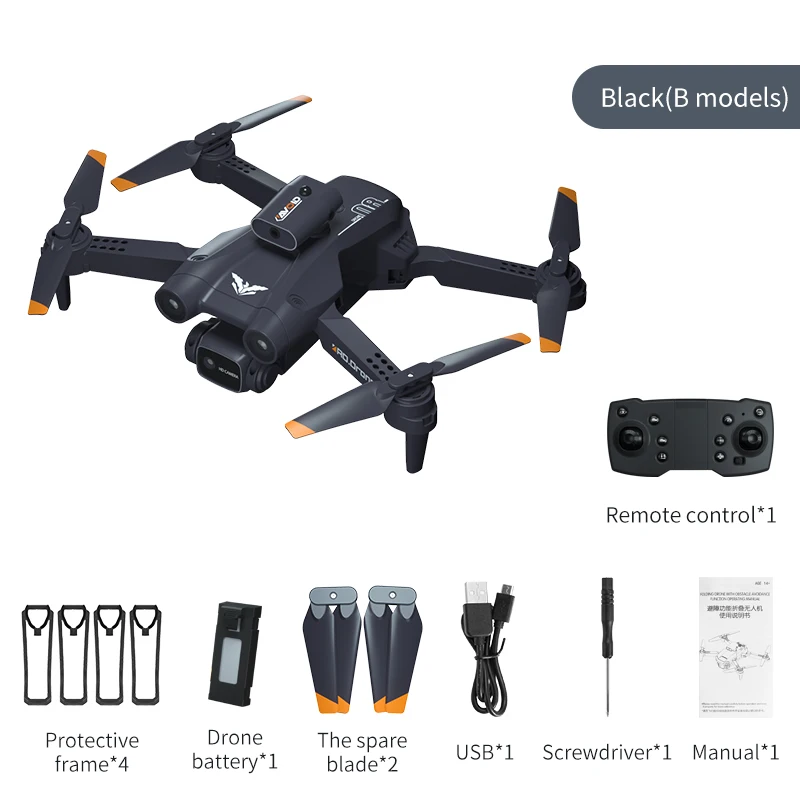 2023 New A13 Mini Drone 4k Dual Camera Obstacle Avoidance Optical Flow ...