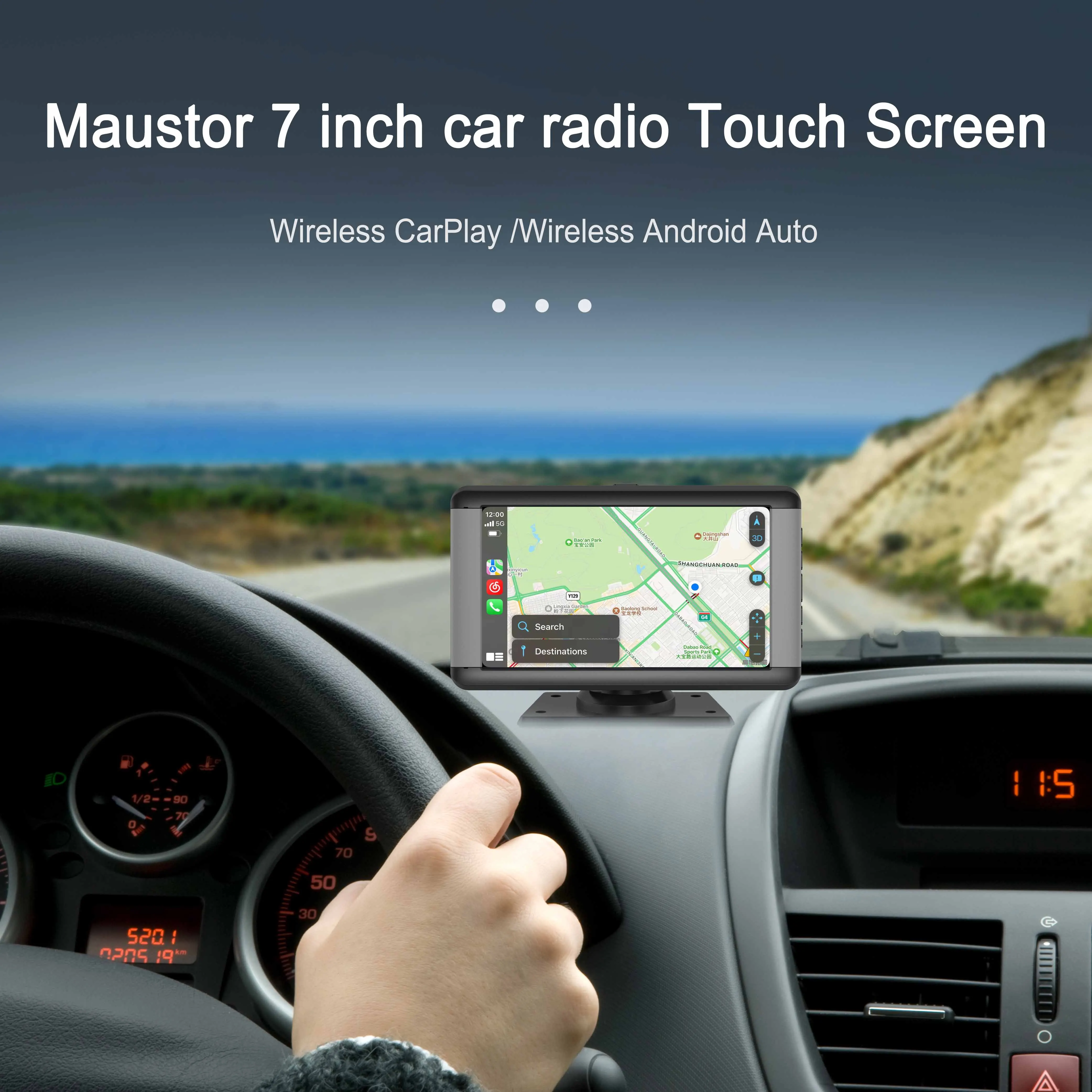 Car Dvd Player 7 Inch Universal Wireless Carplay Video Autoradio Car ...