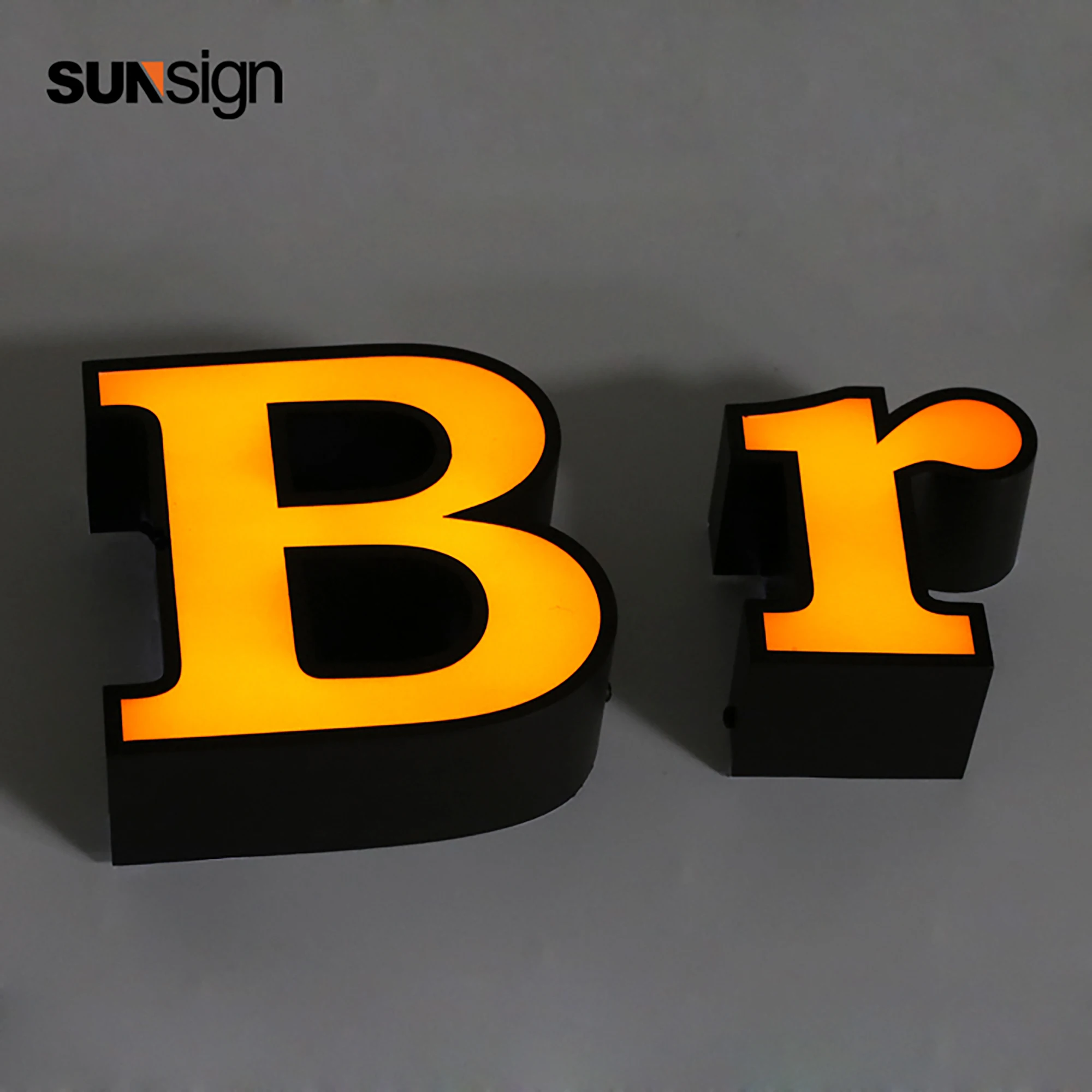 Sunsign Custom Front-lit Channel Letters 3d Led Metal Sign Alphbet ...