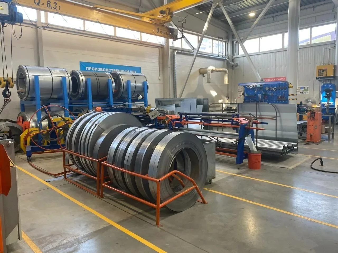 Stainless Steel Spiral Round Duct L = 300-12000 Mm/ Steel Round ...