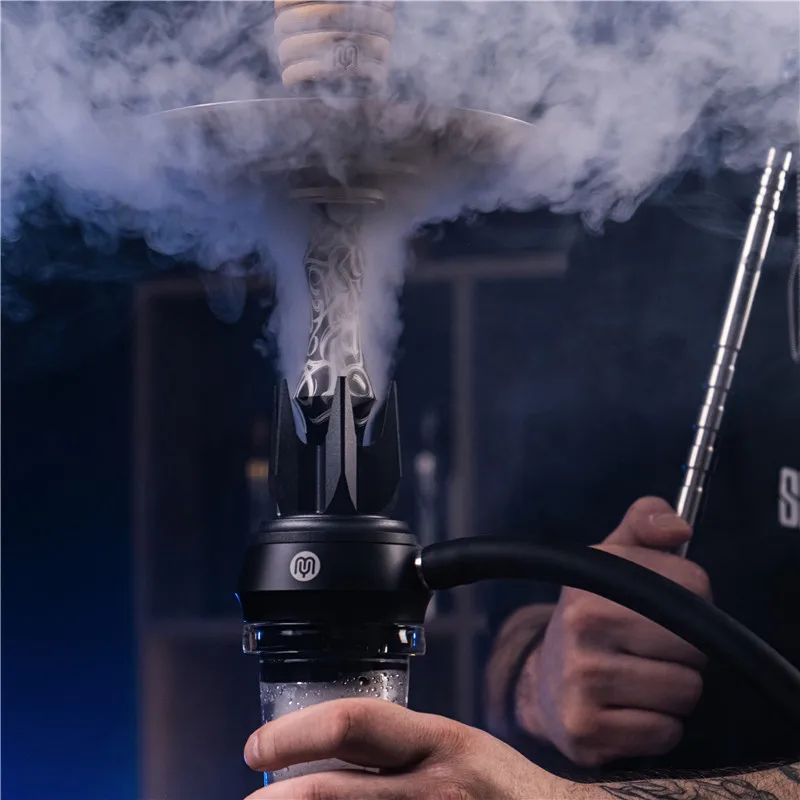 Yimi Hookah - Luxury Crown Design Hookah Set with Gift Box