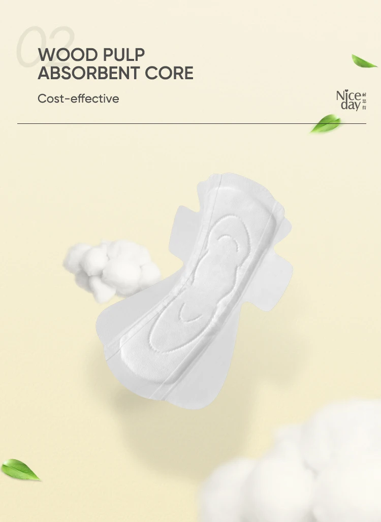 Eco-friendly 100% Biodegradable Sanitary Pads by NICE DAY