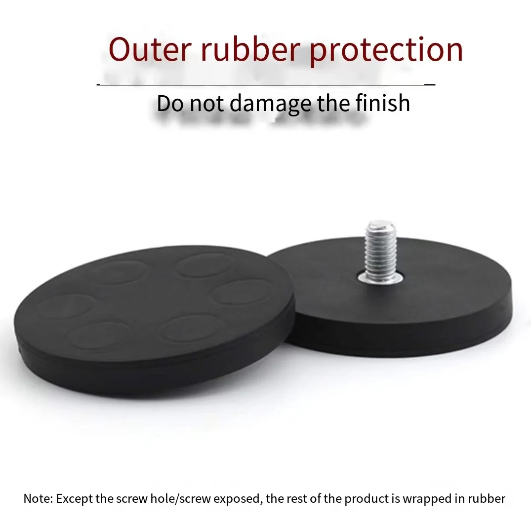 Magnetic Rubber Coated Mounting Magnet Base N35-n52 D43*6mm M4 M6 ...