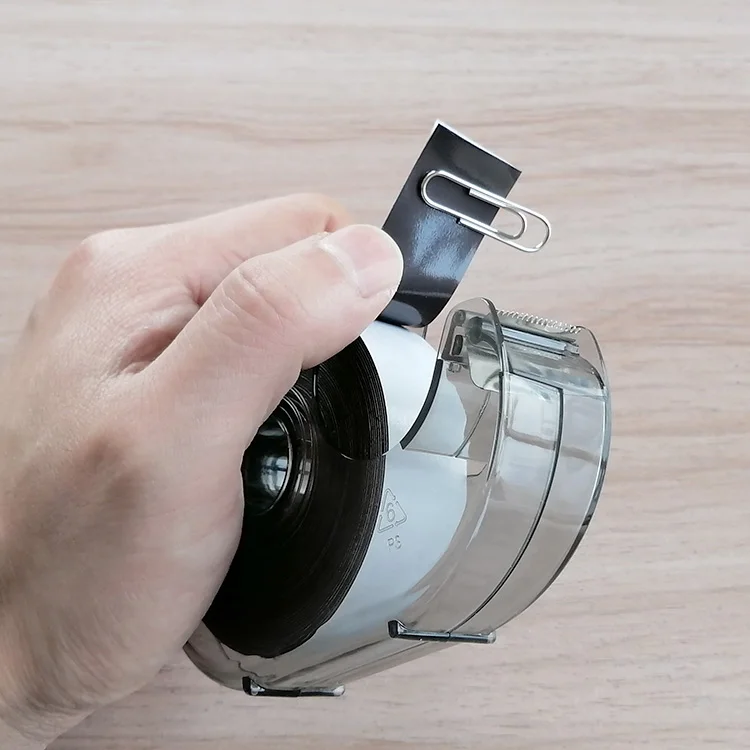 Flexible Magnet Strip Thin Magnetic Adhesive Tape Roll in Dispenser ...