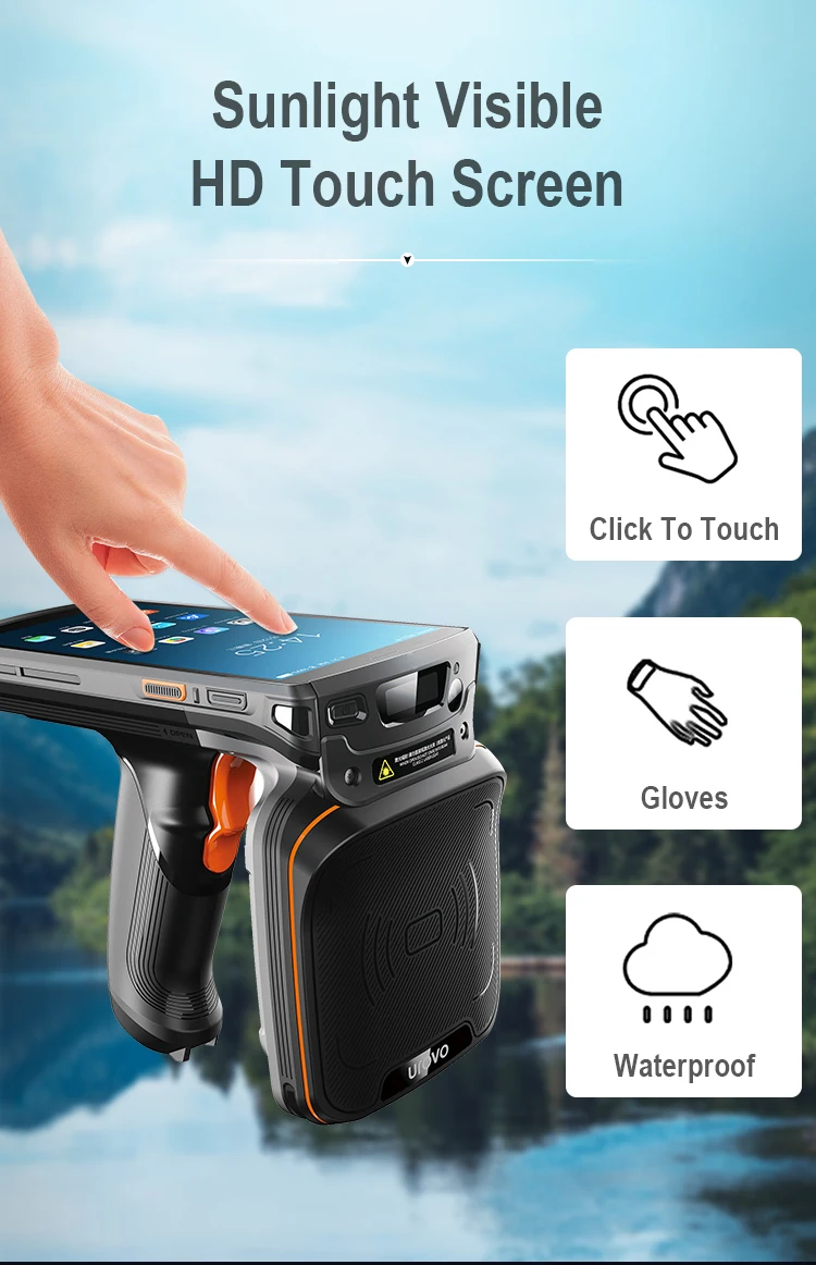 Urovo Dt50u Android 2d Qr Code Rfid Reader Handheld Terminal Pda ...