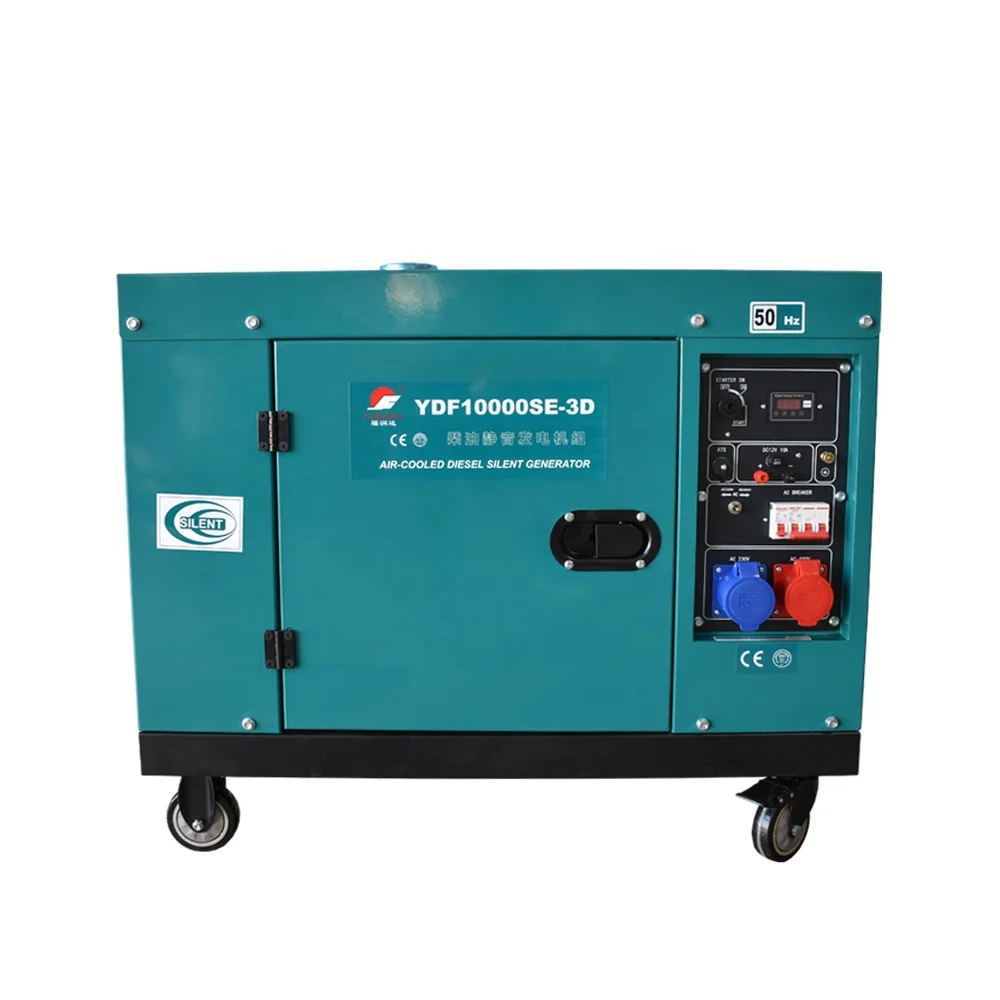 10 KVA 8 KW Diesel Generator - Silent, Portable, and Efficient