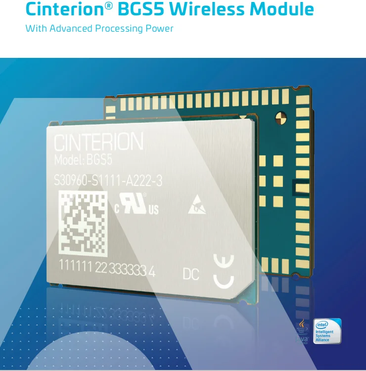 Cinterion Bgs5 Wireless Module With Advanced Processing Power - Buy ...