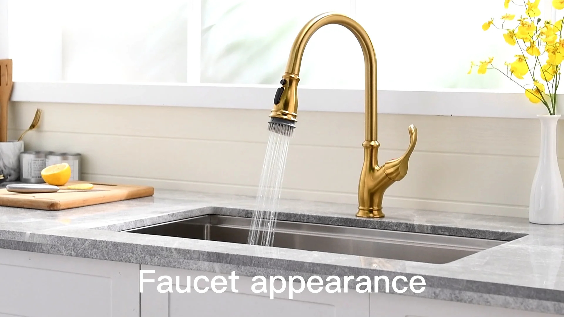 Flg Sink Mixer Taps Kitchen Faucet Cupc American Single Handle Drop ...